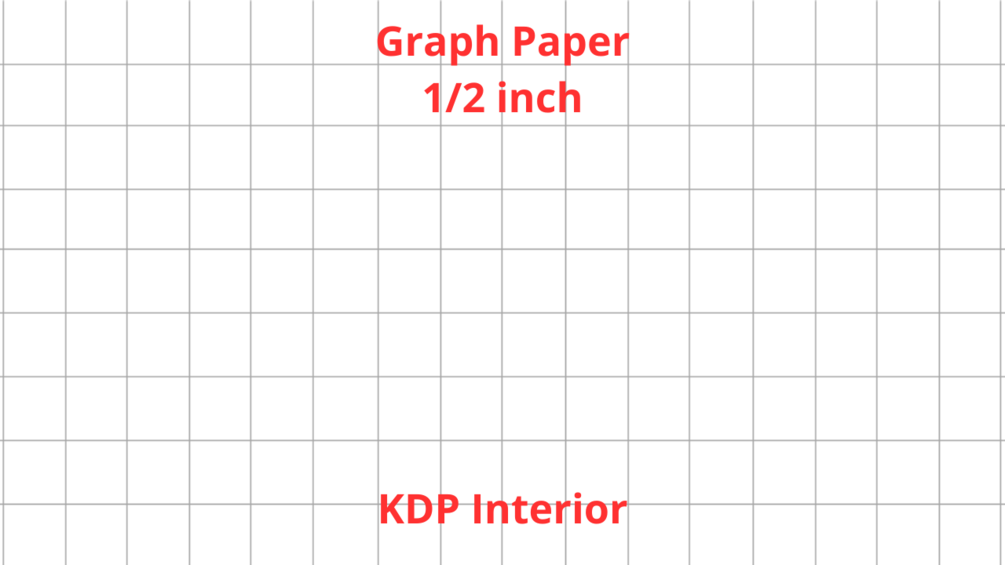 Graph Paper 1/2 inch