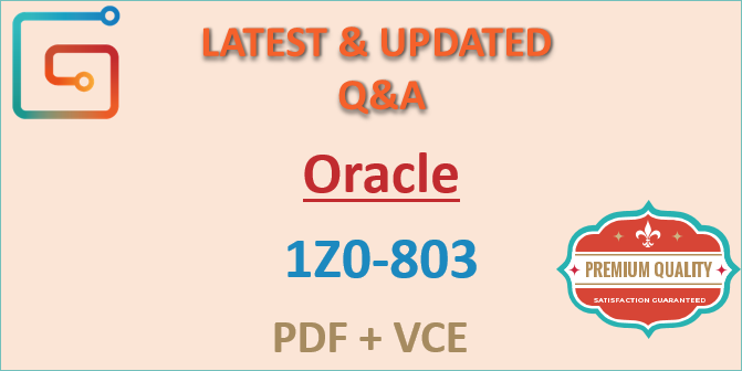 Java SE 7 Programmer I - 1Z0-803