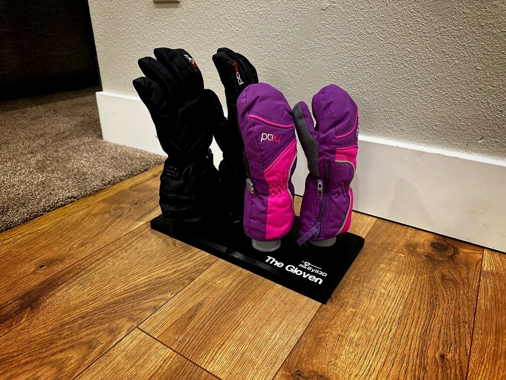 The Gloven - A Floor Vent Glove Drying Rack