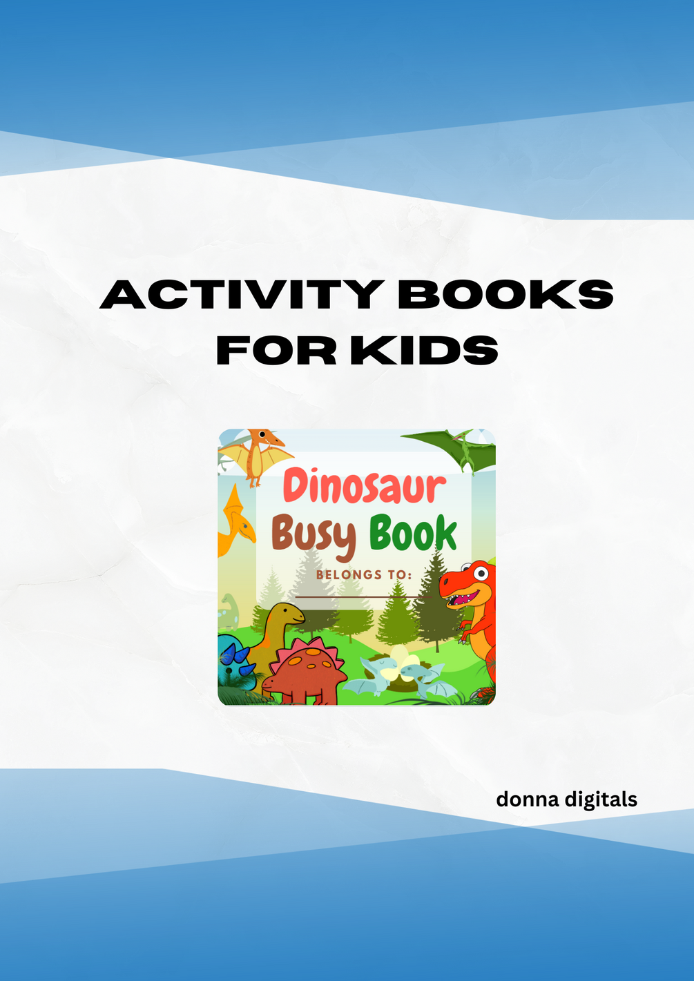 Dinosaur busybook for Kids