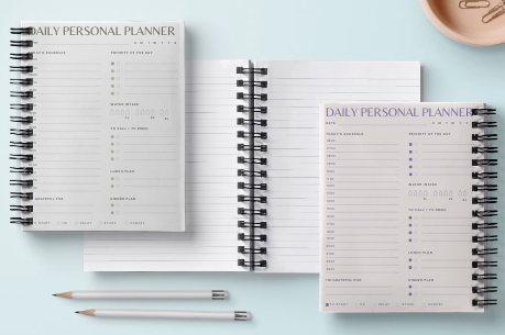 Digital Daily Personal Planner - Minimalist Design