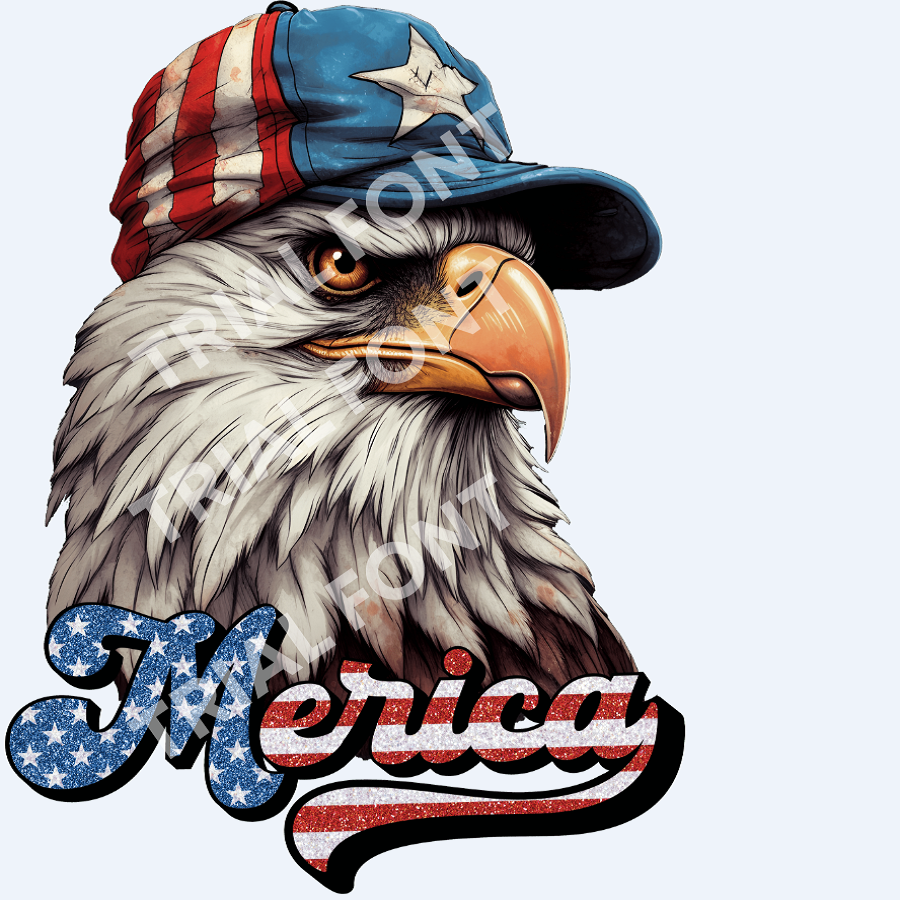 Merica Eagle Mullet (Digital download PNG)