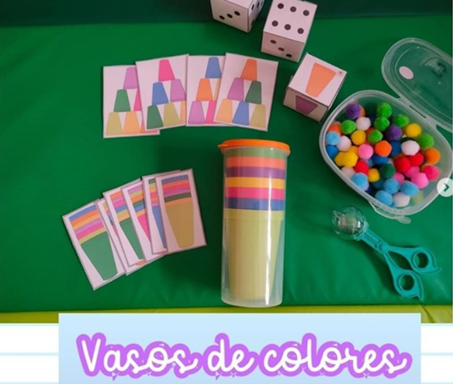 Vasos de colores