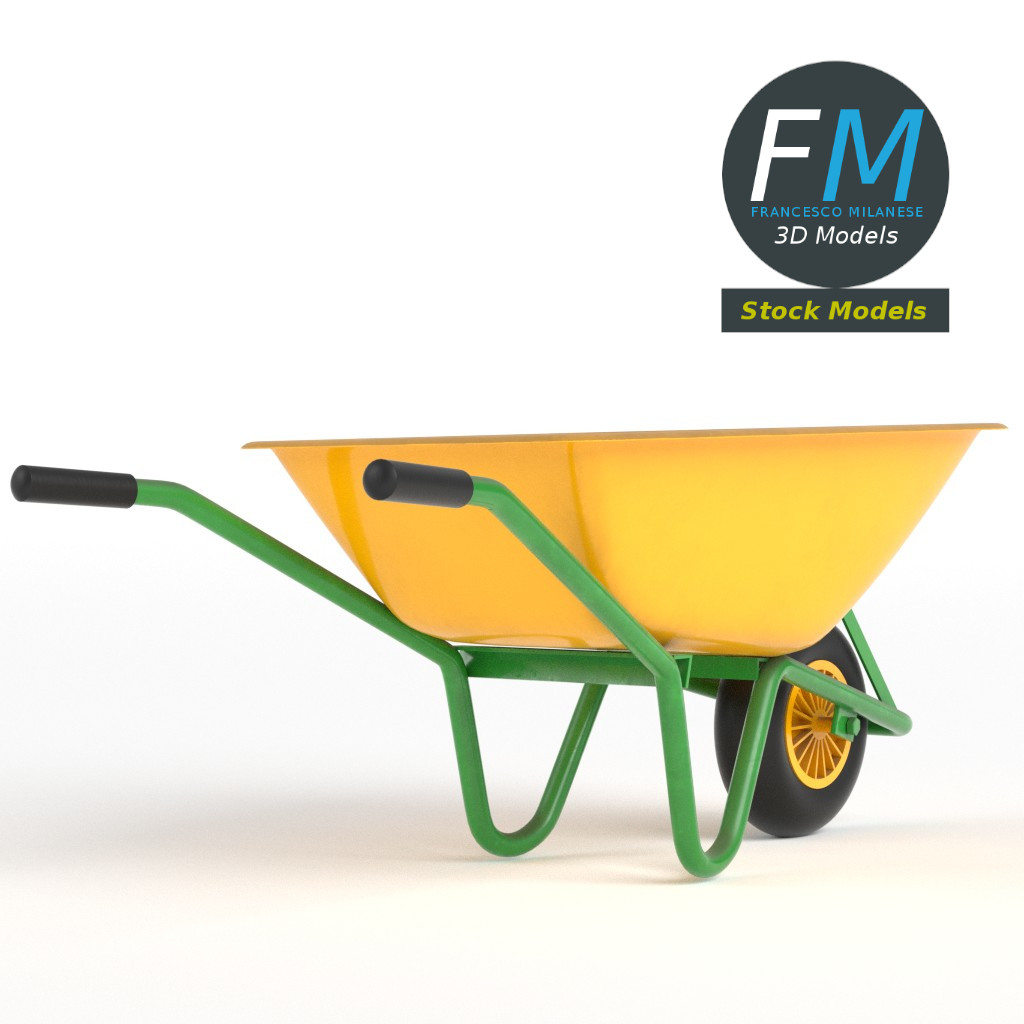 3D MODEL - Wheelbarrow