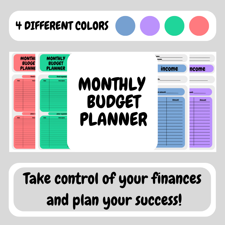 Monthly Budget Planner