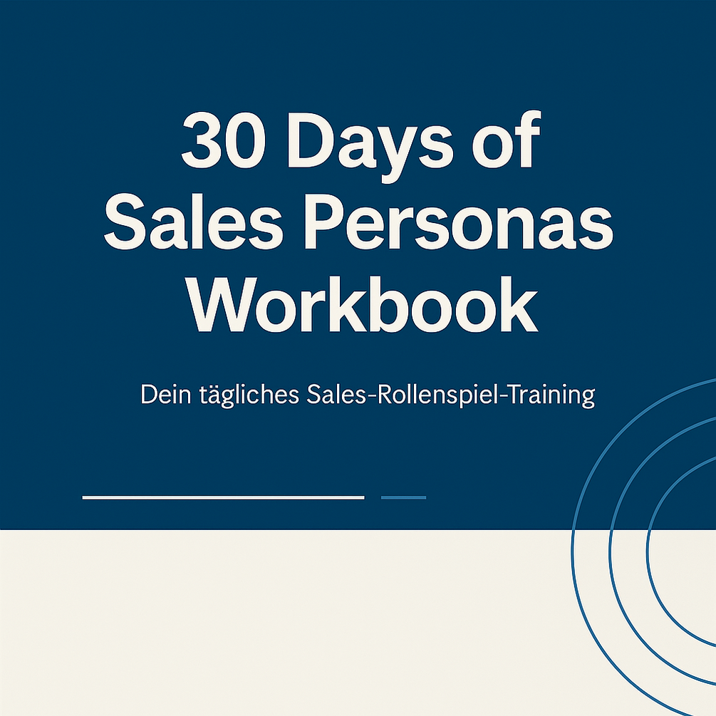 30 Tage Sales-Personas Workbook (PDF) – Verkaufstraining, Sales ...