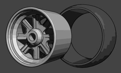 3D Model - Wheel - Eleanor