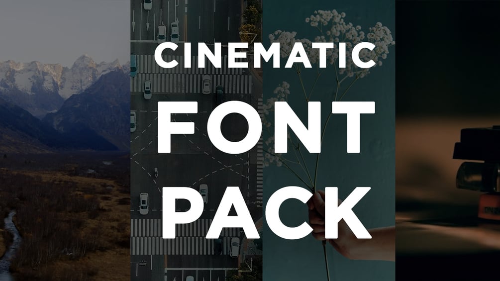 Cinematic Font Pack