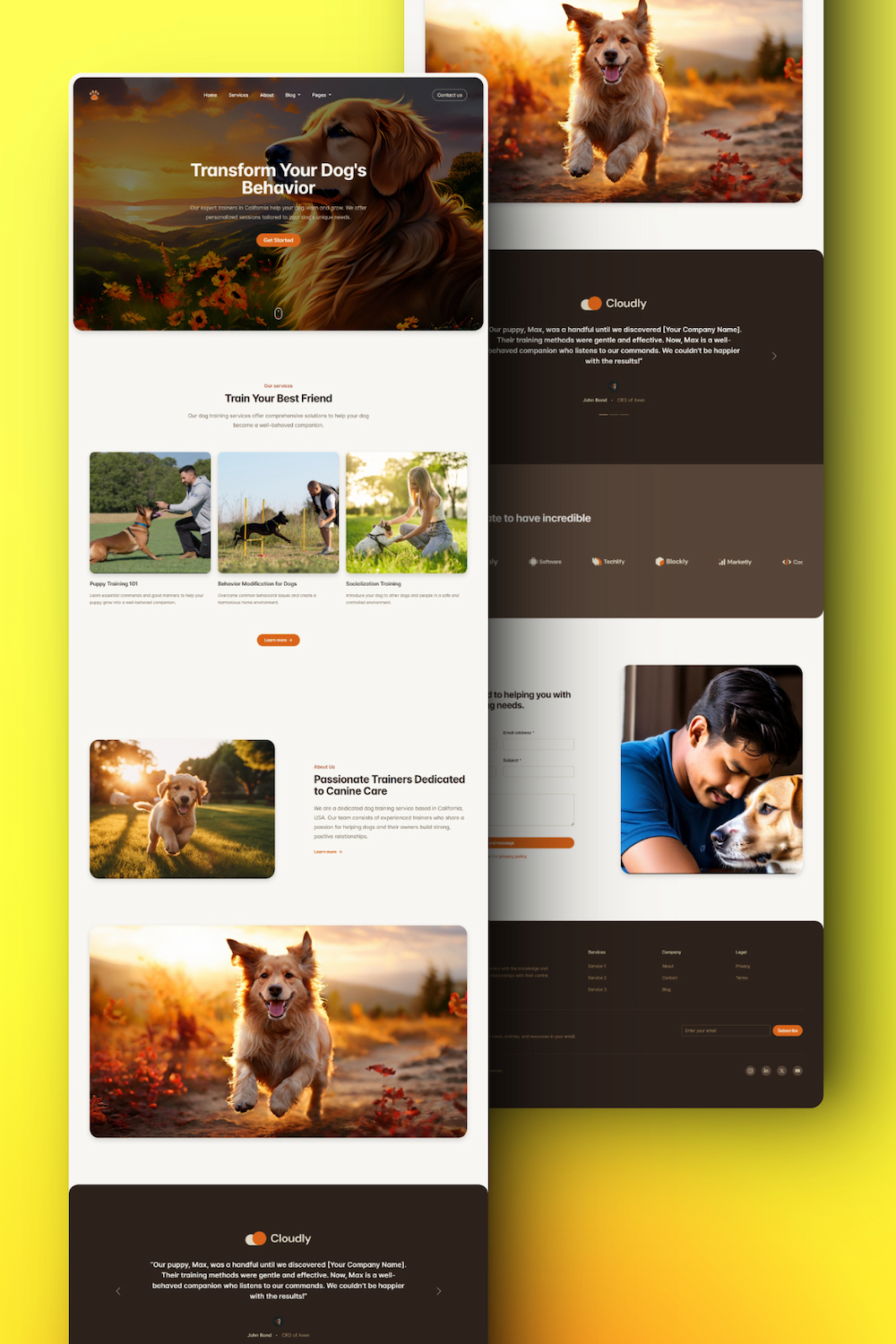 Canis - Dog Training Services HTML Website Template