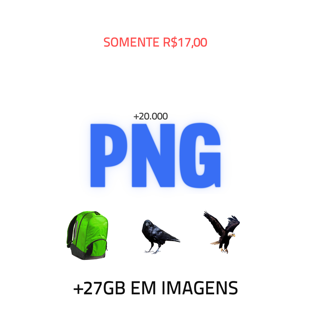 MEGA PACK PNG(Imagens sem fundo) - somente R$ 17,00 hoje