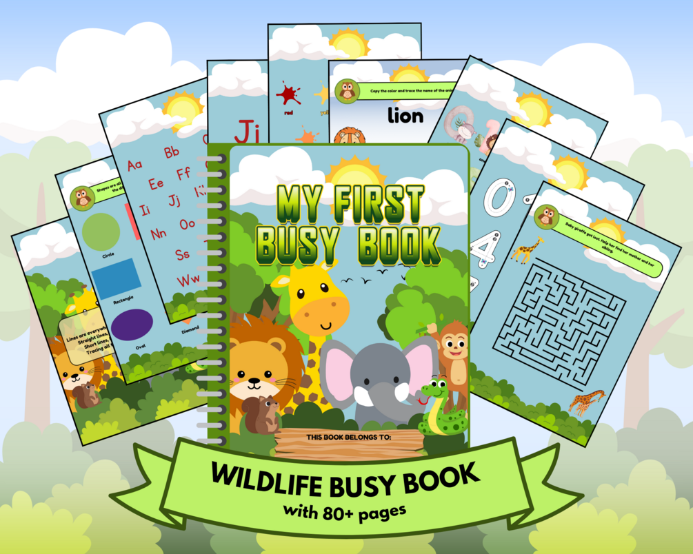 Wildlife Busy Book