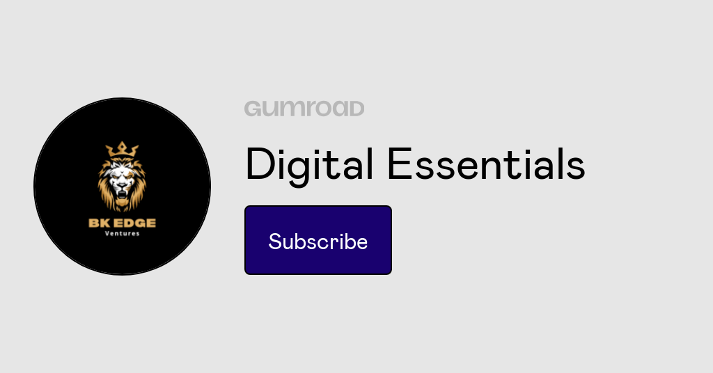 Digital Essentials