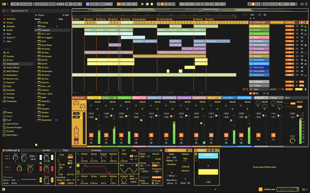 Ableton Live 12 Theme - Midnight Groove