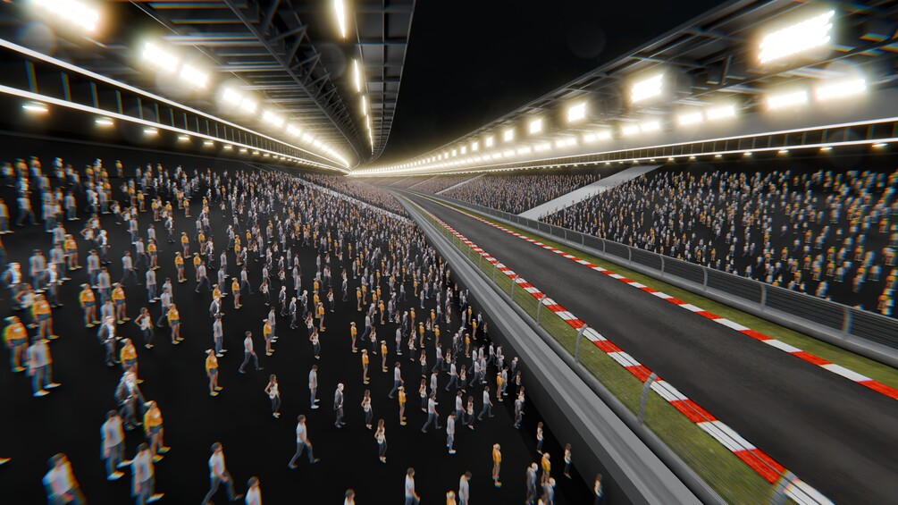 Cinematic Race Track