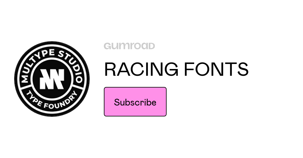 RACING FONTS