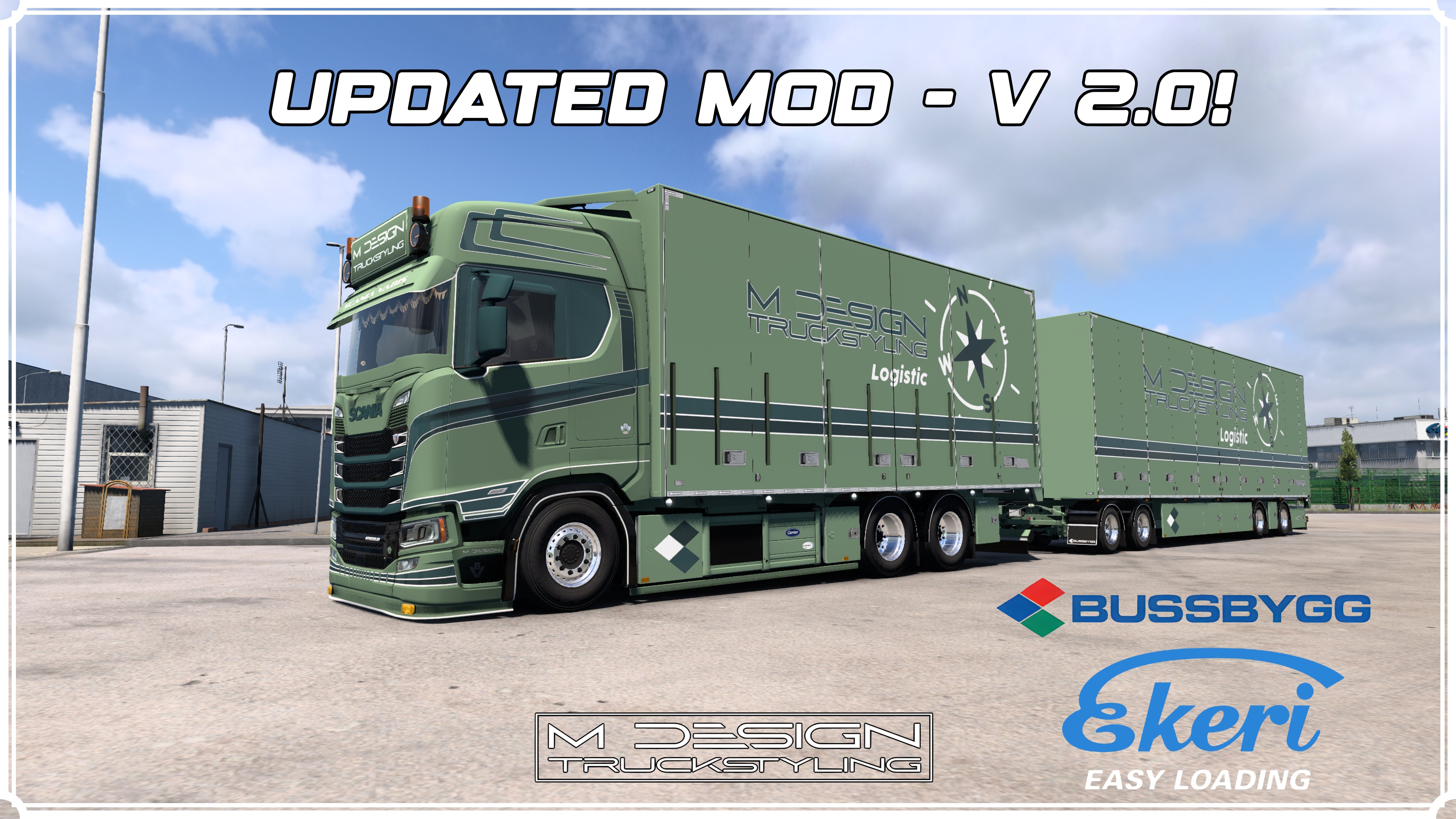 ETS2 | FREE MEGA UPDATE FOR SCANIA S SKIN PACK! MDT - marcoG60