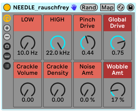 NEDDLE | Vinyl Distortion Effect Rack - rauschfrey