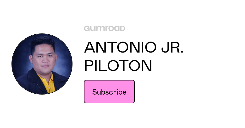 ANTONIO JR. PILOTON