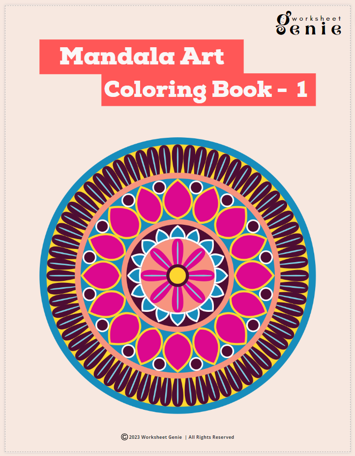 Mandala Art Coloring Book - 1