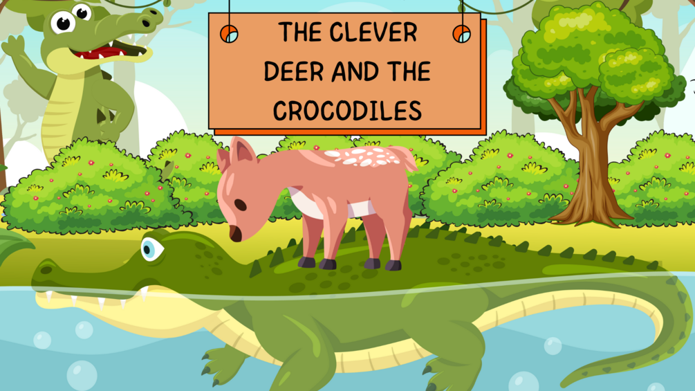 The Clever Deer and the Crocodiles (Images and Videos)