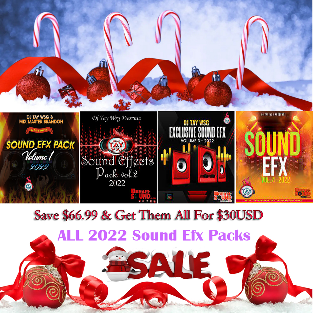 ALL 2022 SOUND EFX PACKS (BUNDLE DEAL) X-M🎄S PR🎅M🎅