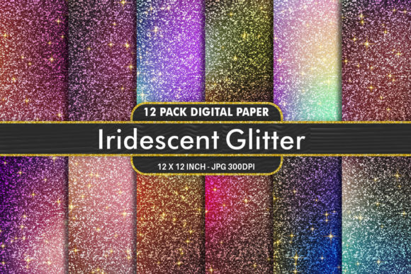 Digital Glitter Paper Set