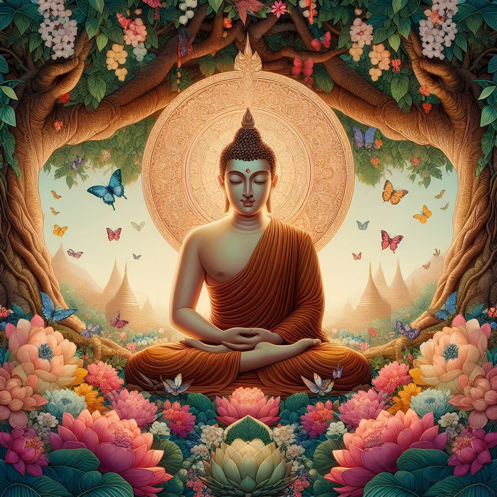 Tranquil Meditation of Buddha | Abstract Expressions of Lord Buddha # ...