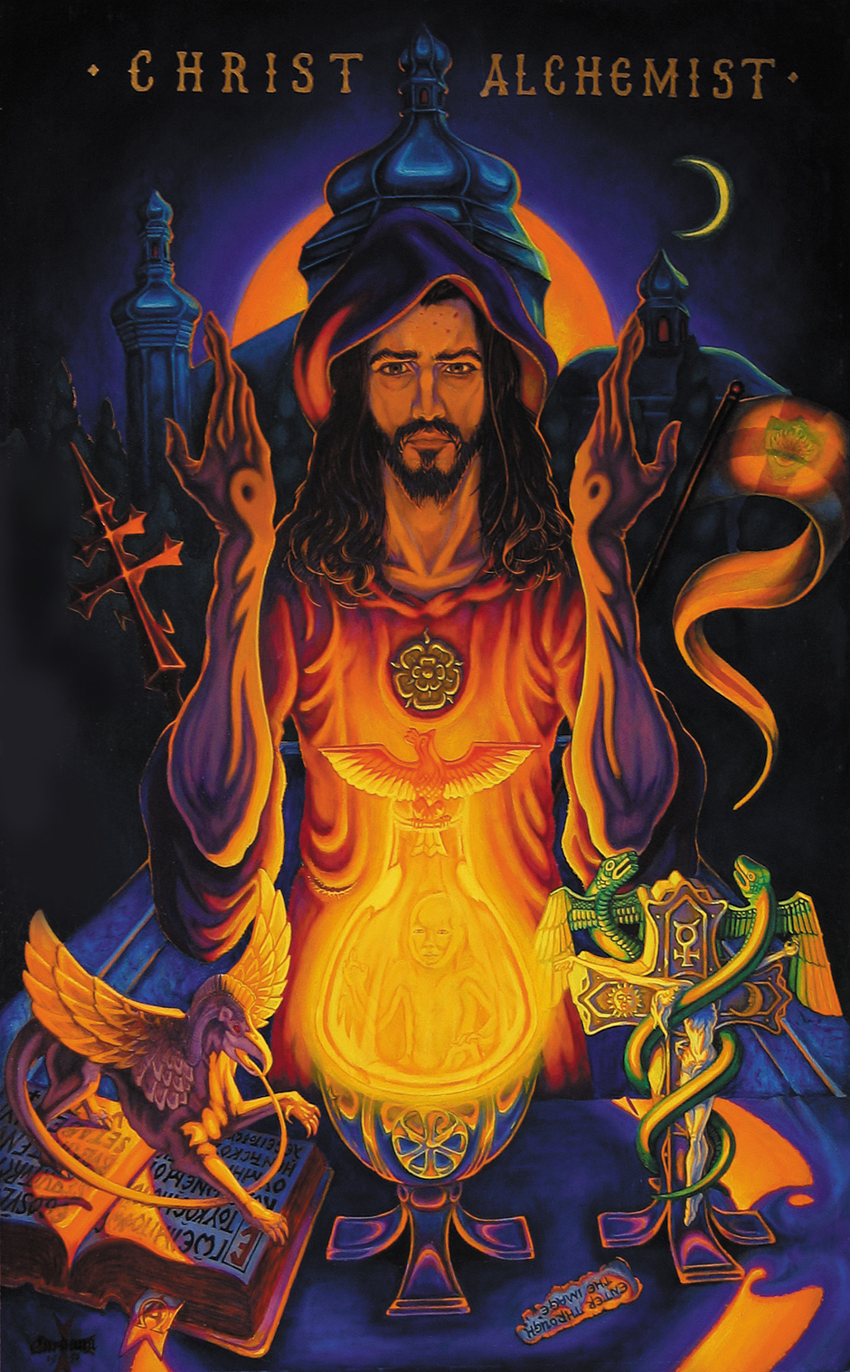 Christ Alchemist Poster