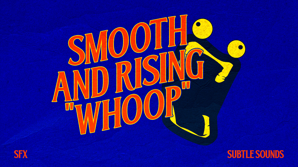 SFX Smooth and Rising "Whoop" - Subtle Sounds