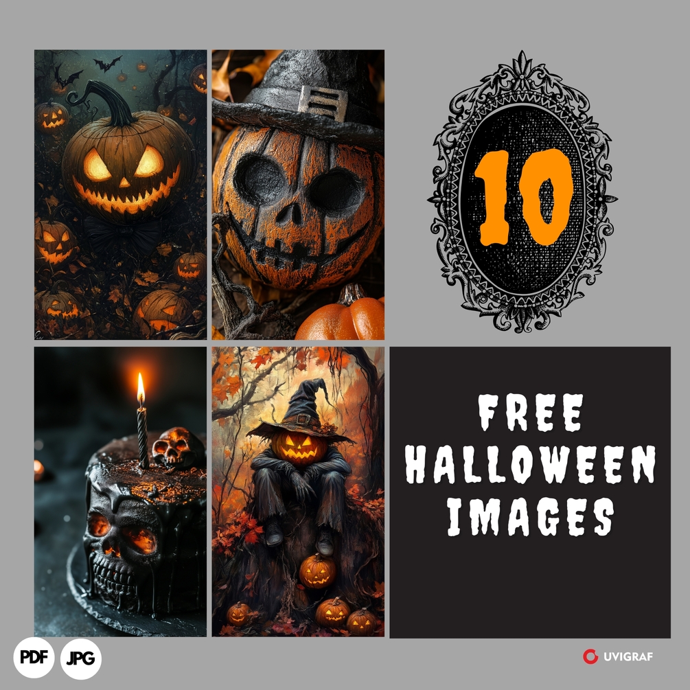 Halloween Horror Collection – Creepy Faces, Jack-o’-Lanterns & Spooky ...