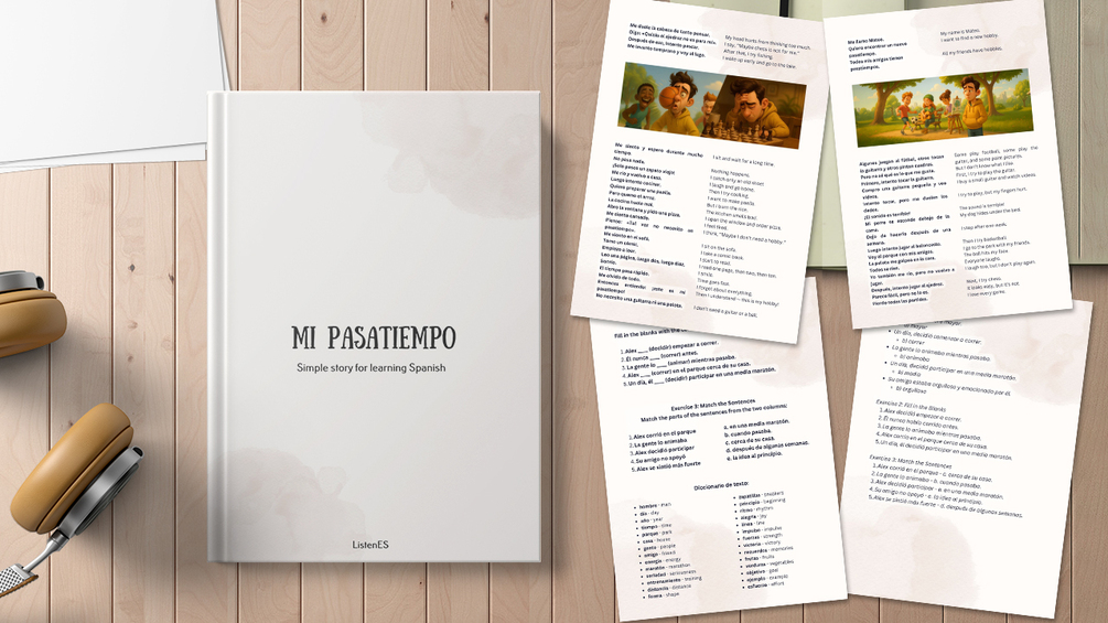 Learn Spanish with Bilingual Story ( Mi pasatiempo)