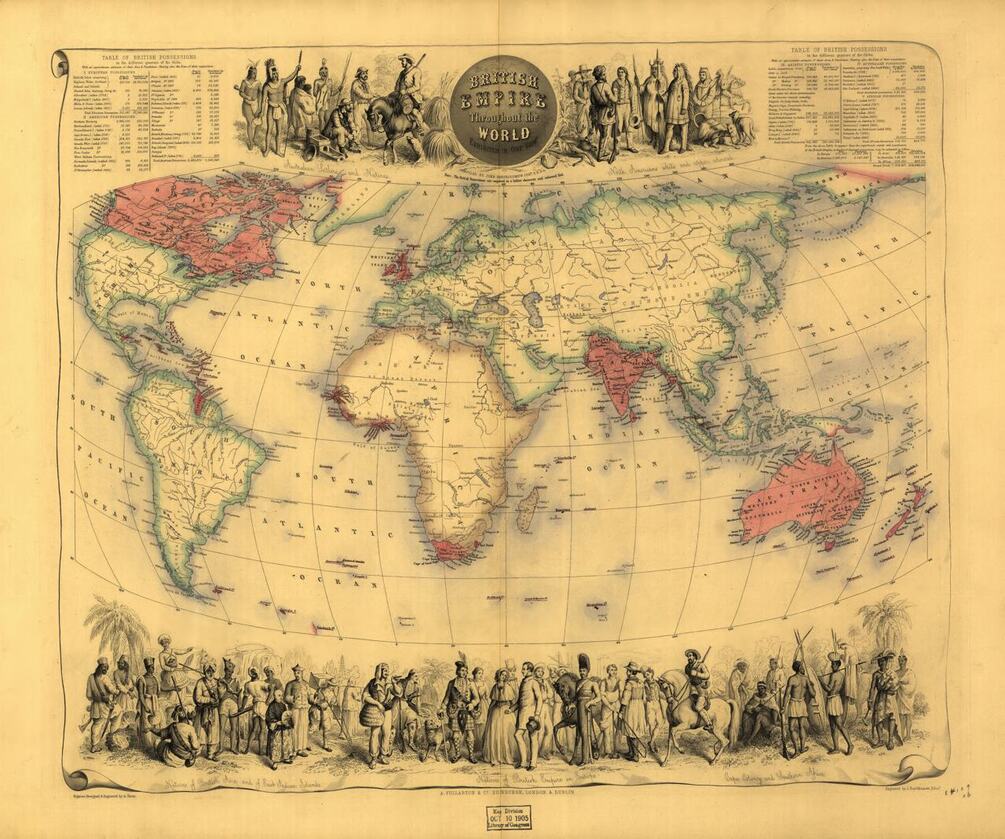 British Empire throughout the world exhibited in one view by ...