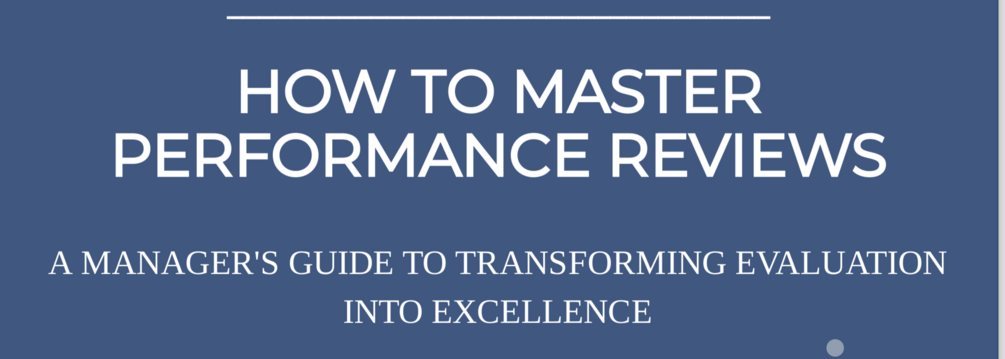 Manager’s Guide - Mastering Performance Review