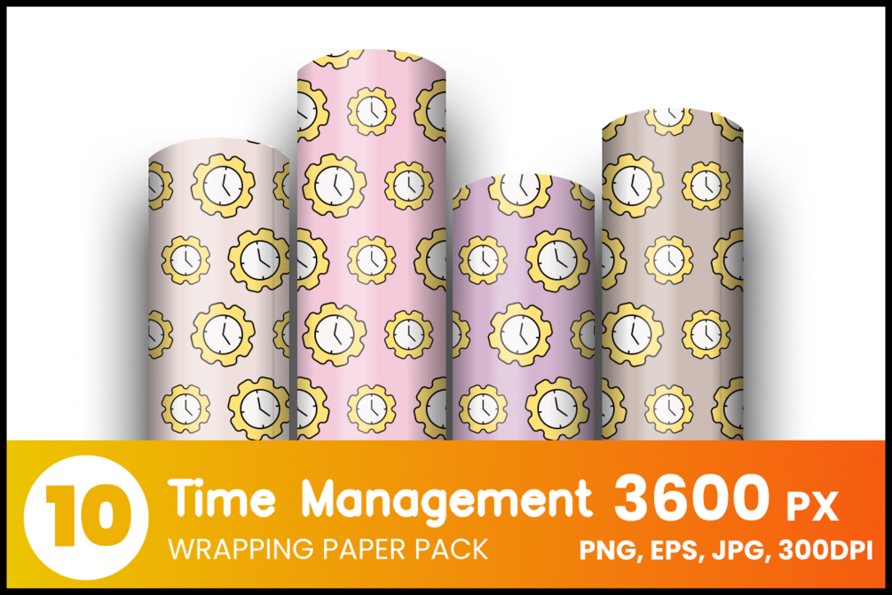 Time Management 10 Wrapping Paper
