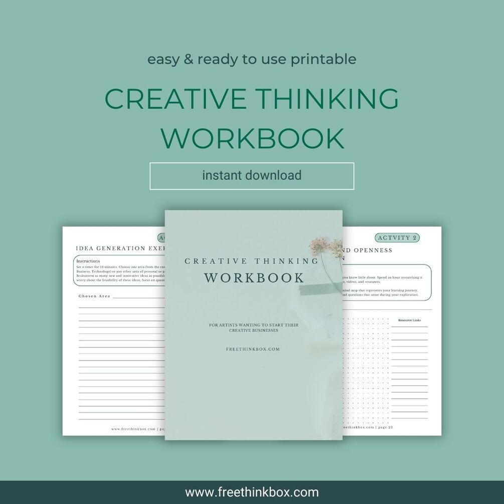 Creative Thinking Work Book [FREE 1-3 MODULES]