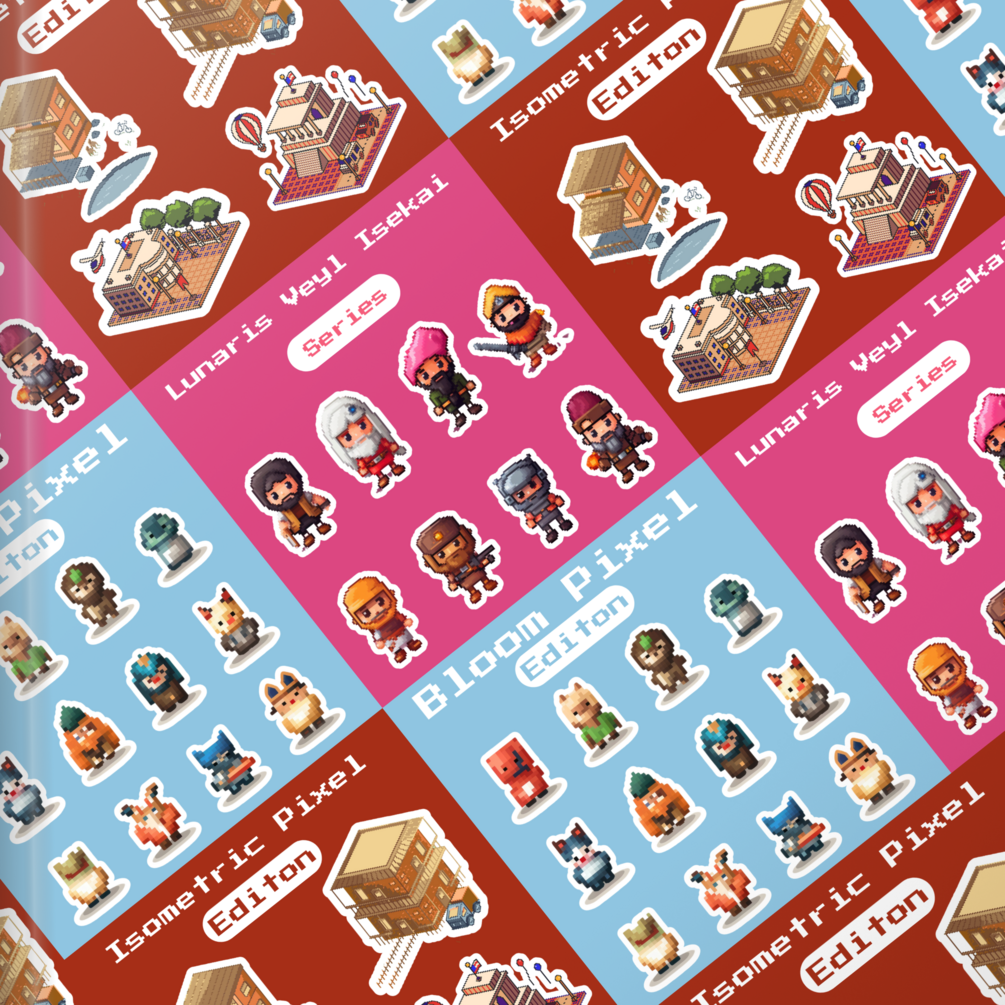 Pixel Sticker Series