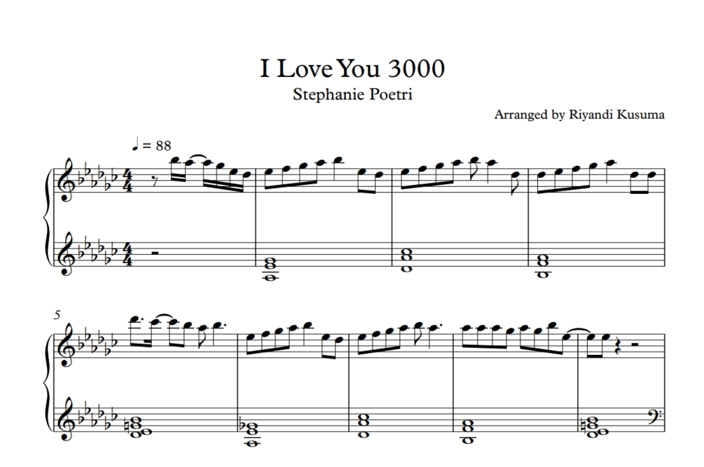 I Love You 3000 - Stephanie Poetri