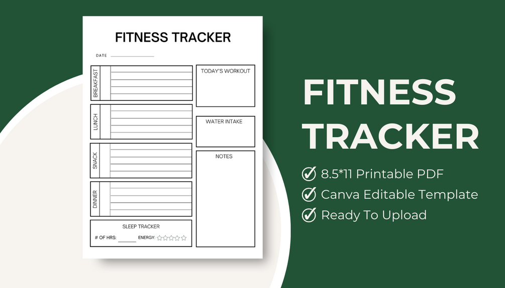 Fitness Tracker | KDP Interior Template