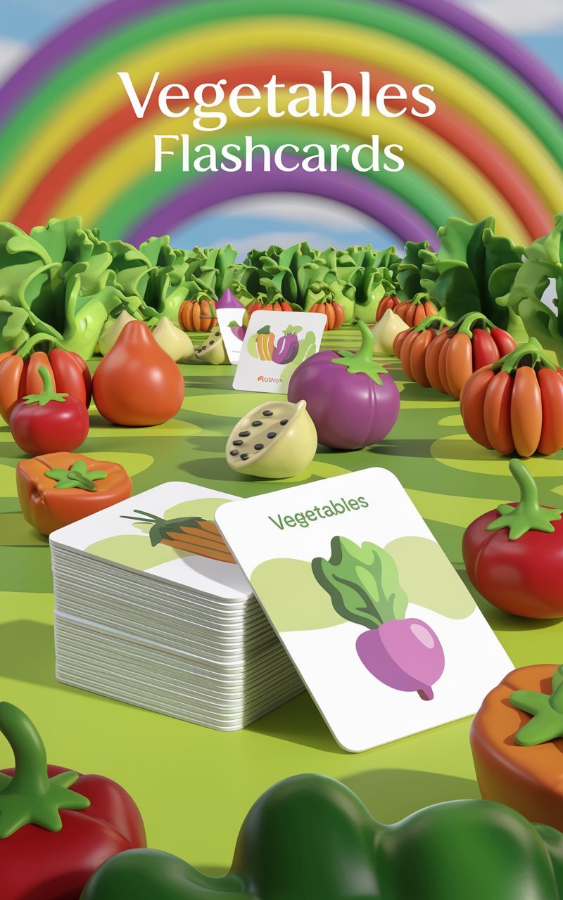 Vegetables flashcards
