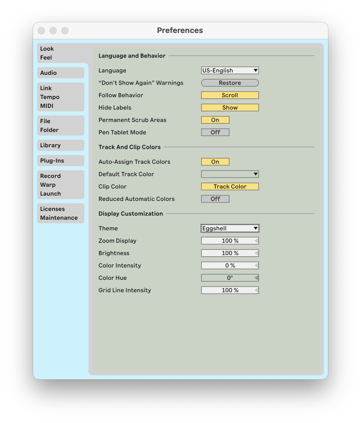 Live 11 Themes by Harrison Lace