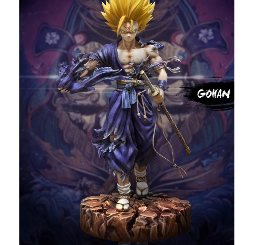 Gohan Samurai STL | Dragon Ball Z Inspired 3D Printable Model | Anime ...