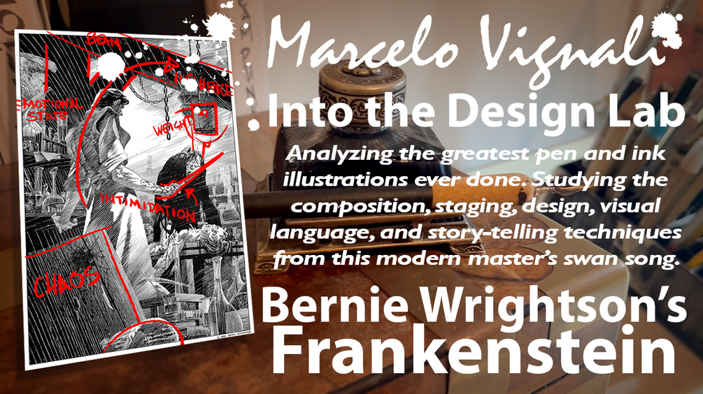 Into the Design Lab - Bernie Wrightson's FRANKENSTEIN