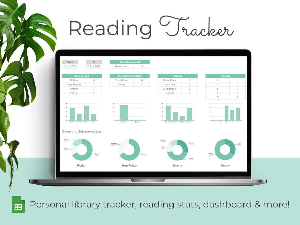 Reading Tracker – Google Sheets Template
