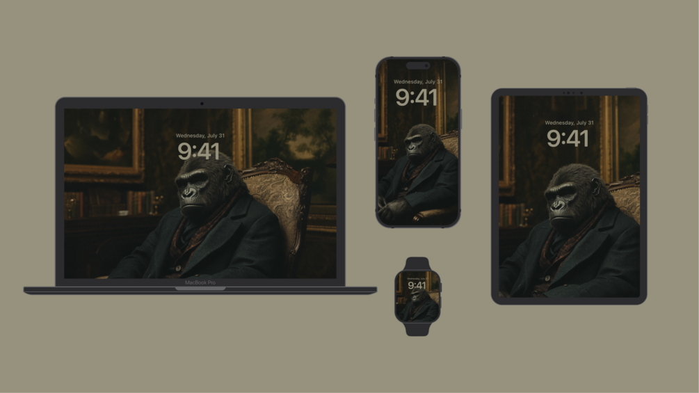 Mr. Jasper Silverback — High-Res Wallpaper