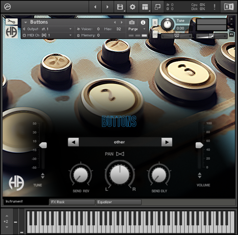 BUTTONS KONTAKT LIBRARY