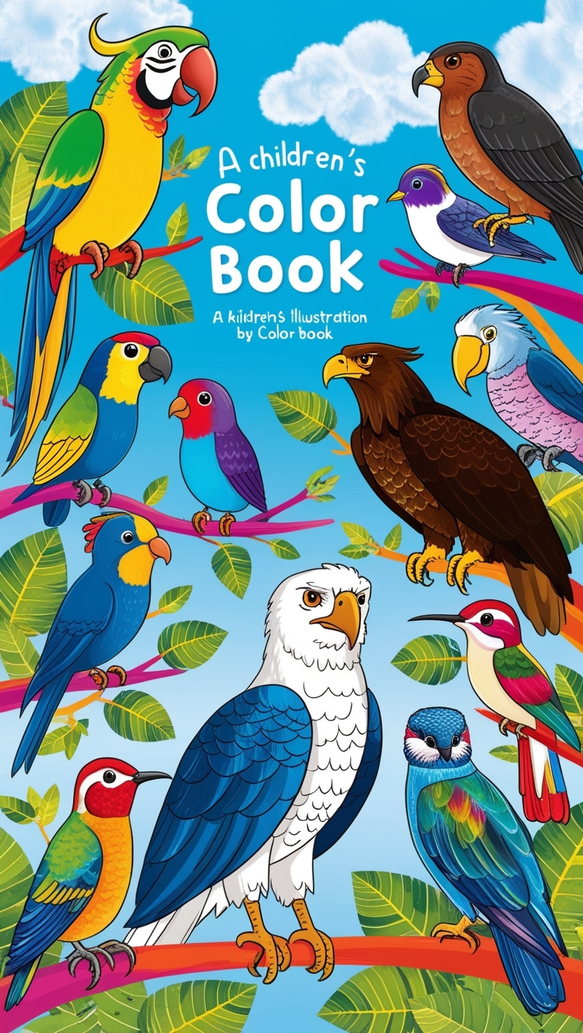 Birds Color Book