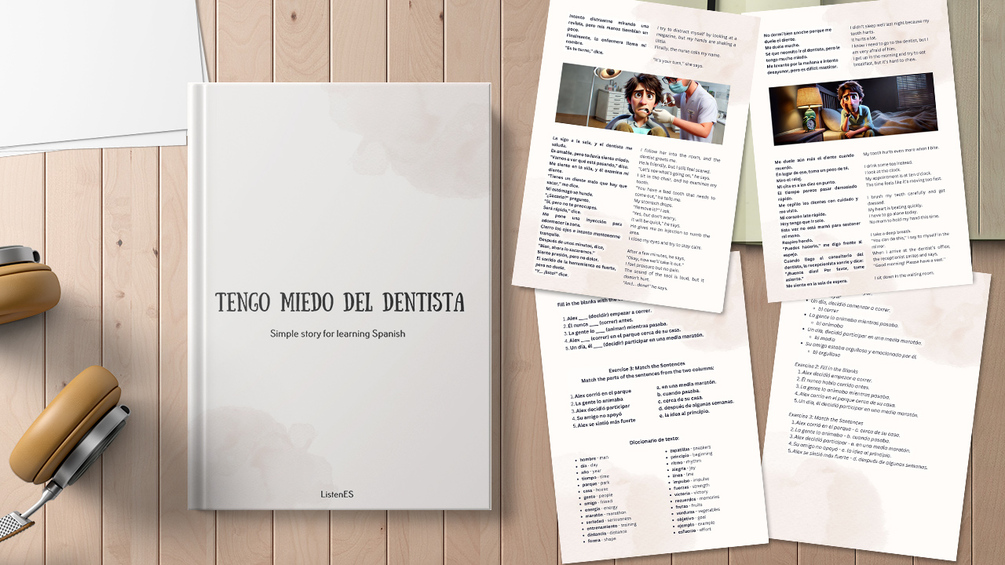 Learn Spanish with Bilingual Story (Tengo miedo del dentista)