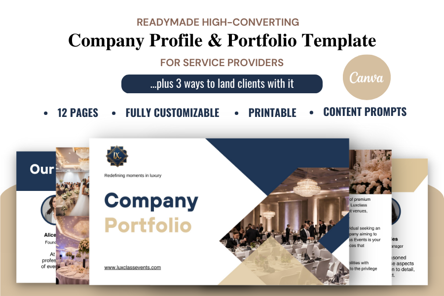 Company Profile and Portfolio Template