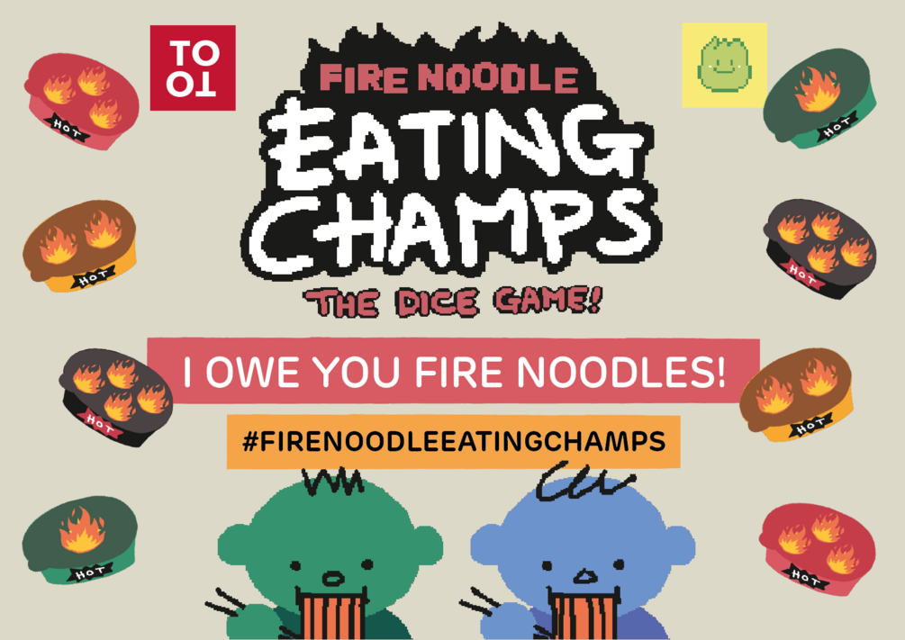 I.O.U. Fire Noodle Card!