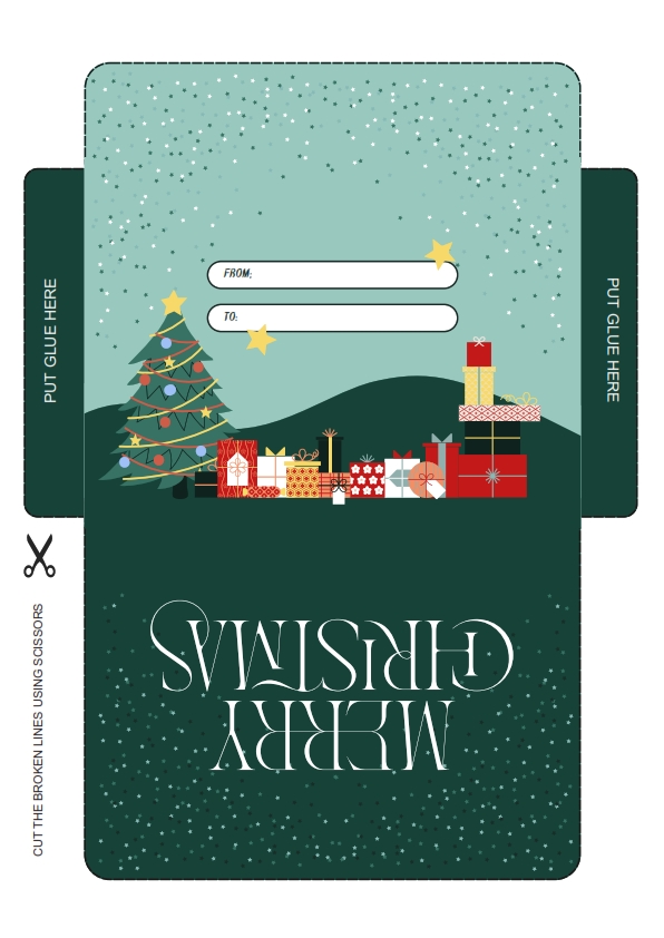 Christmas Envelope Set 1